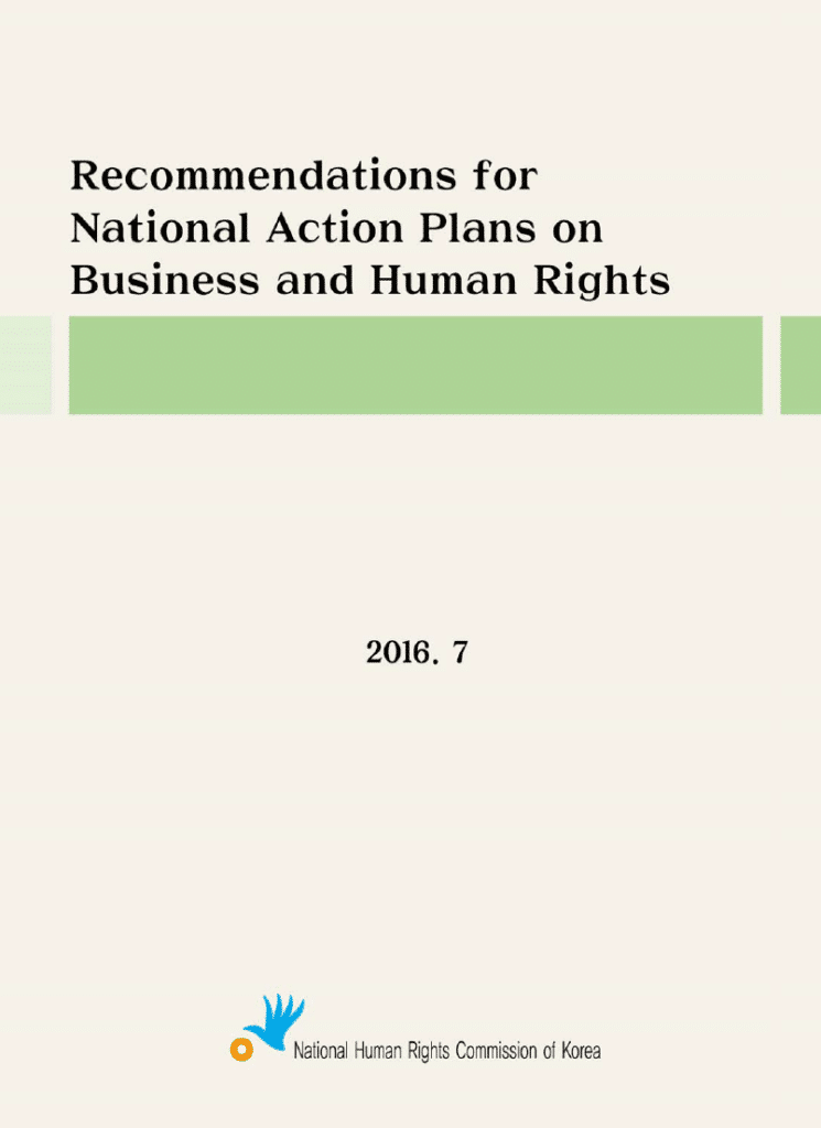 South Korea - National Action Plans on Business and Human Rights
